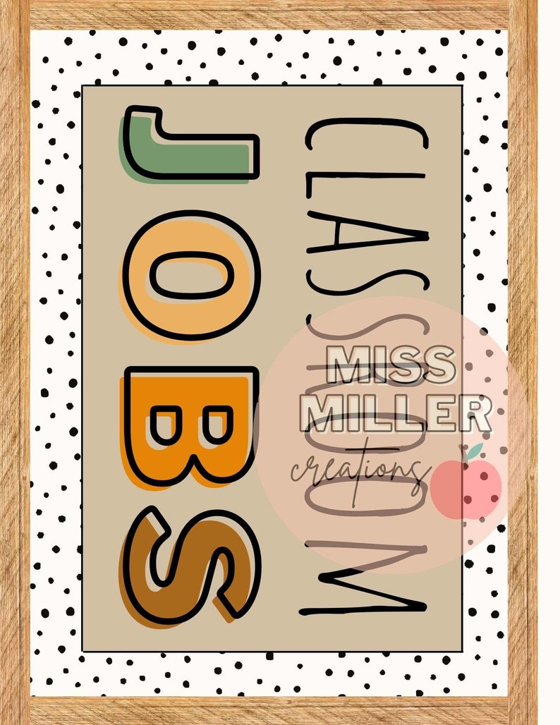 Woodland Classroom Jobs Display [editable] - Etsy