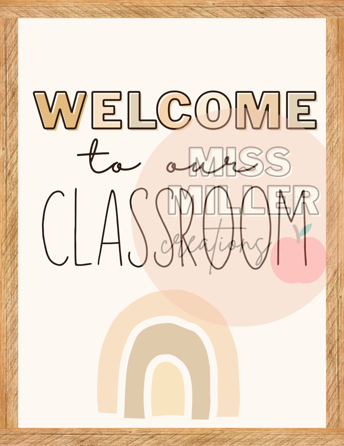 Neutral Boho Rainbow Classroom Motivational Quote Posters - Etsy