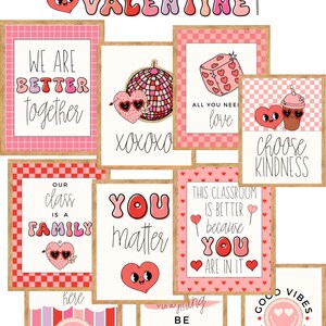 Groovy Valentine Classroom Decor Bundle - Etsy