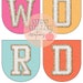 Groovy Glitter Word Wall editable - Etsy