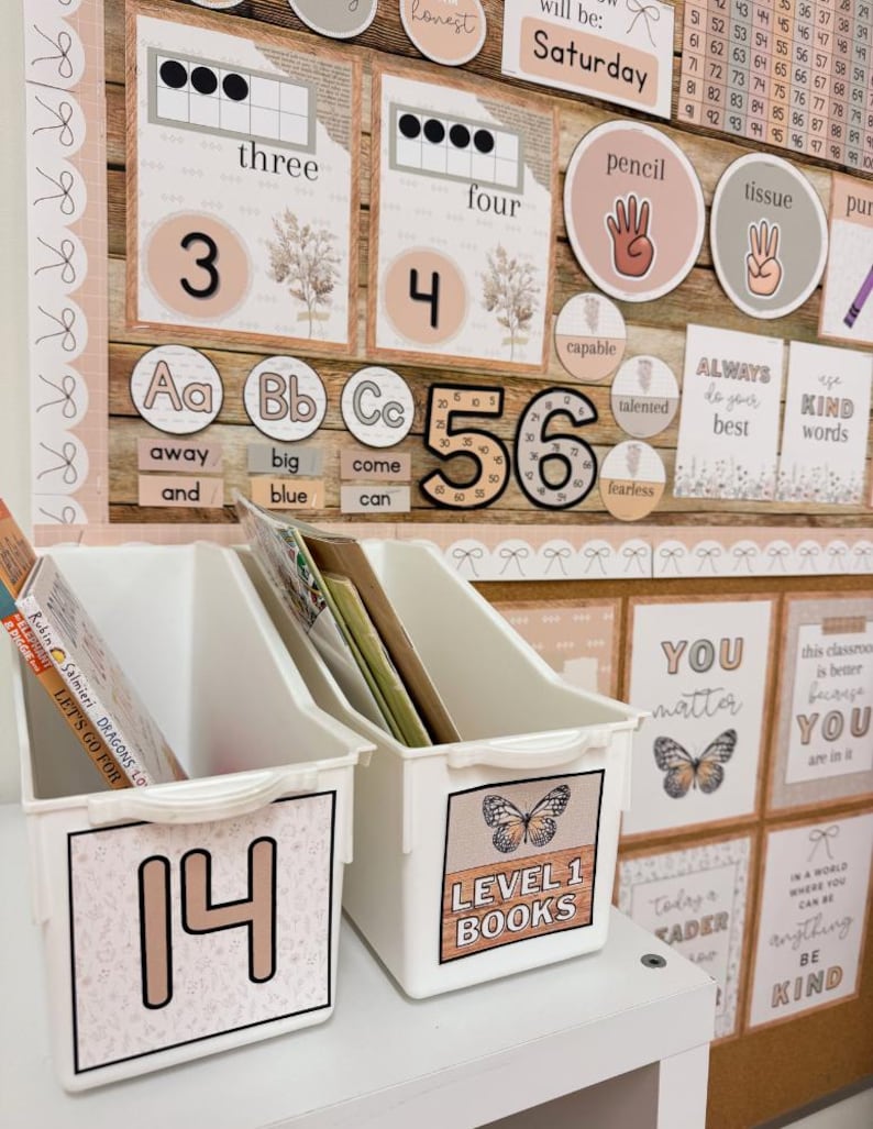 Wildflower Fields Complete Classroom Collection [editable] - Etsy