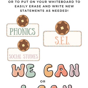 The Breakfast Club Learning Goal Posters/i Can Statements/focus Wall - Etsy