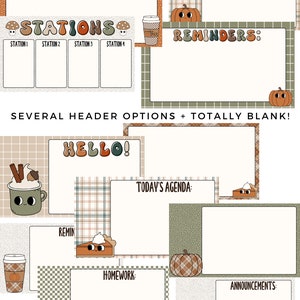 Groovy Fall Google Slides Templates - Etsy