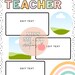 Pastel Boho Rainbow Meet the Teacher Template editable - Etsy
