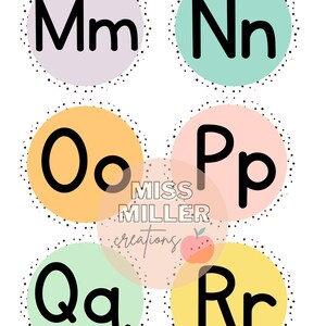 Pastel Boho Rainbow Word Wall [editable] - Etsy