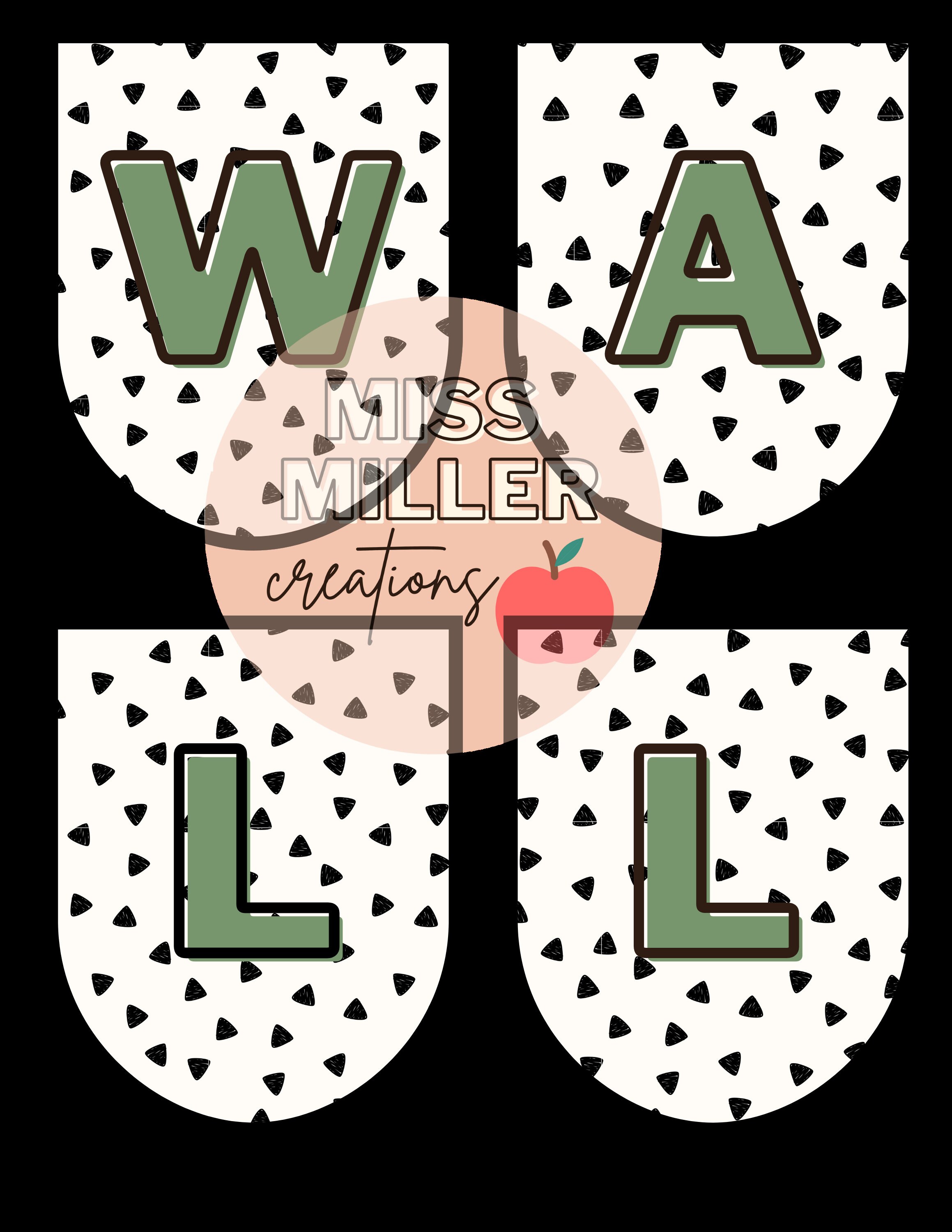 Woodland Classroom Word Wall editable - Etsy