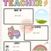 Disco Era Meet the Teacher Template - Etsy