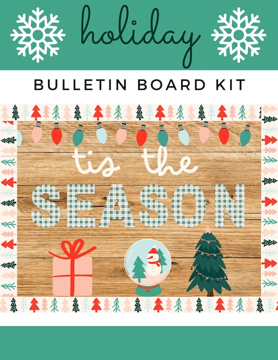 Holiday Bulletin Board Kit | Etsy