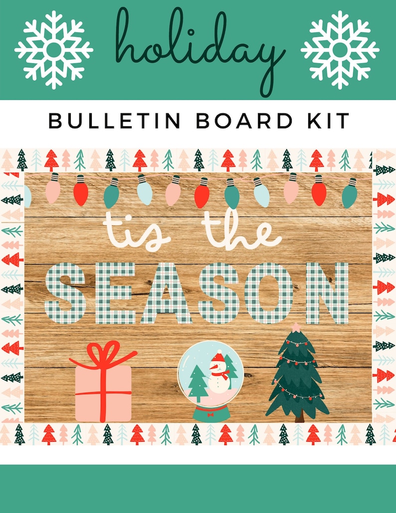 Holiday Bulletin Board Kit - Etsy