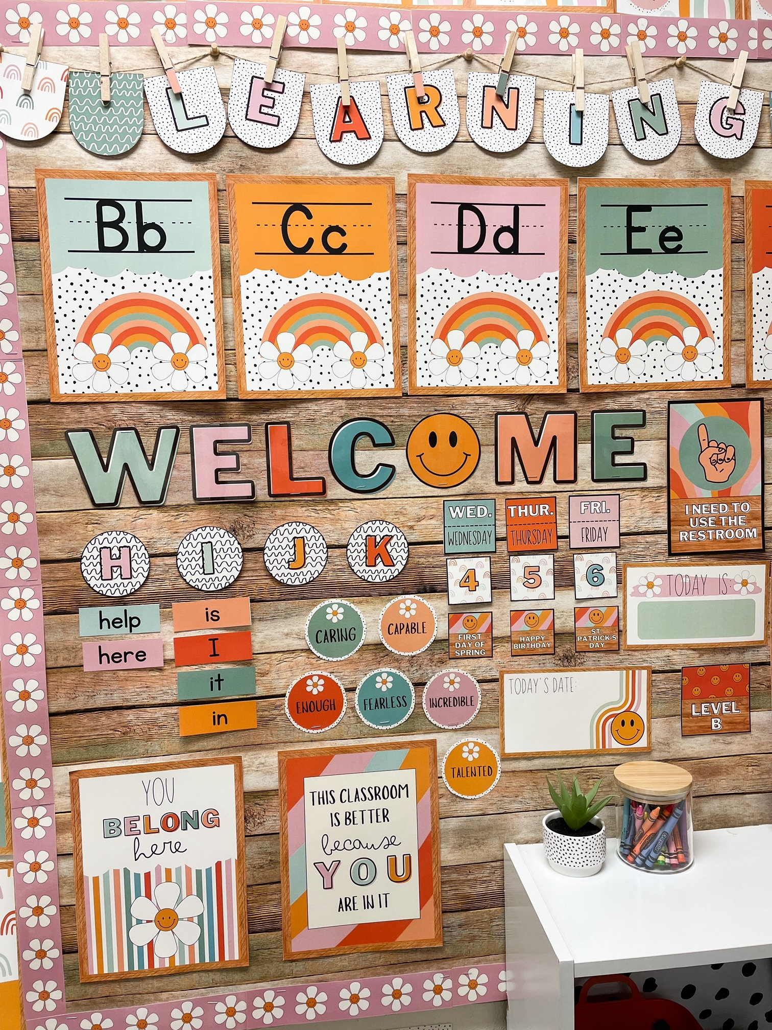 Groovy Boho Complete Classroom Collection [editable] - Etsy UK