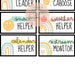 Pastel Boho Rainbow Class Jobs Display [editable] - Etsy