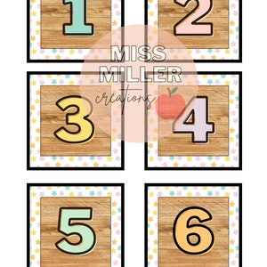 Pastel Boho Rainbow Classroom Calendar - Etsy