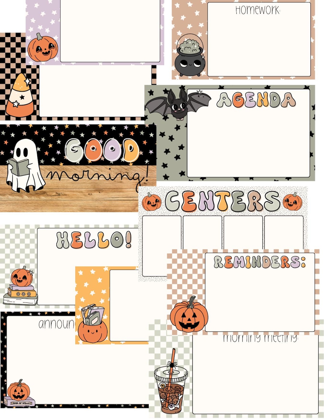 Look What You Made Me Boo Halloween Google Slides Templates - Etsy