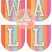 Groovy Glitter Word Wall [editable] - Etsy