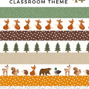 Woodland Theme Complete Classroom Collection - Etsy