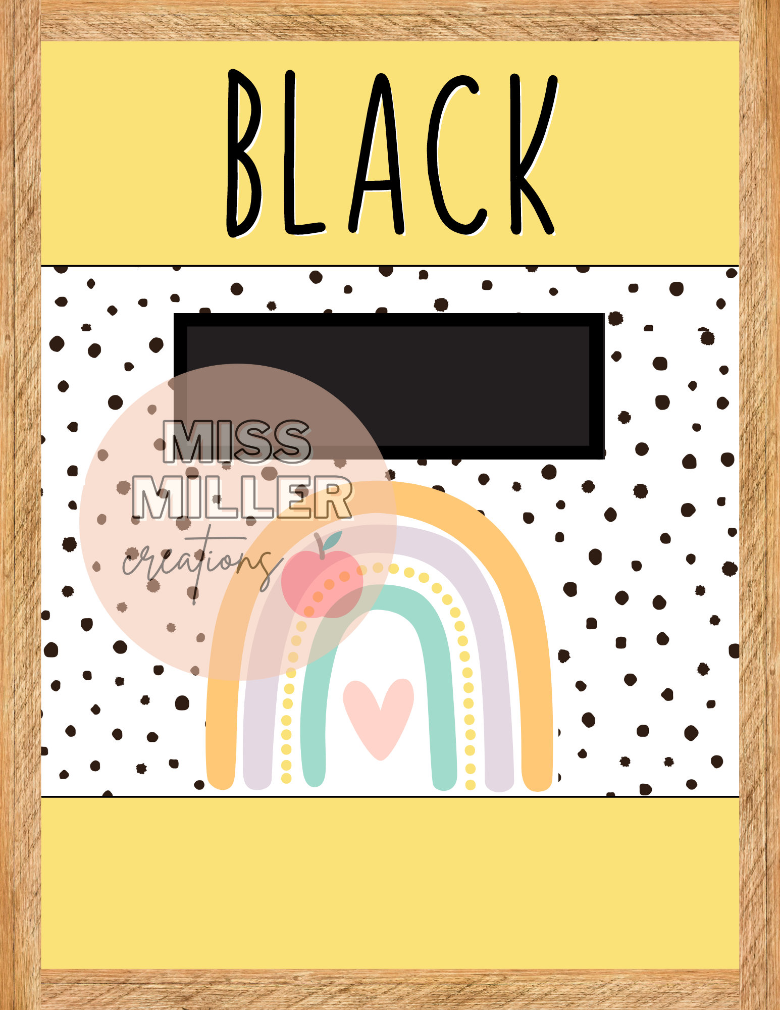 Pastel Boho Rainbow Color Word Posters - Etsy