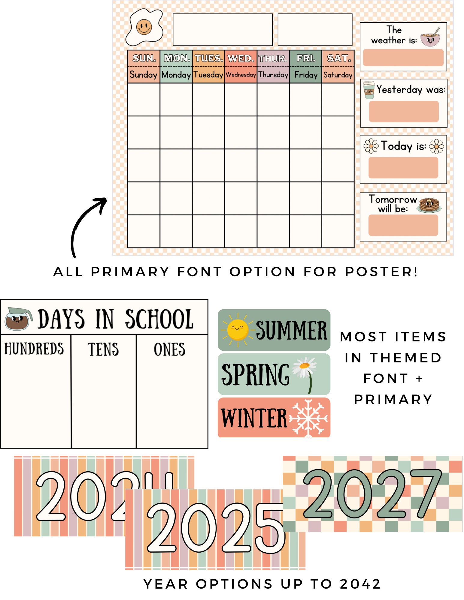 The Breakfast Club Classroom Calendar - Etsy