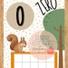 Woodland Classroom Number Posters - Etsy