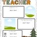 Woodland Meet the Teacher Template - Etsy