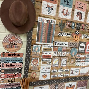 Wild Wild West Complete Classroom Collection [editable] - Etsy