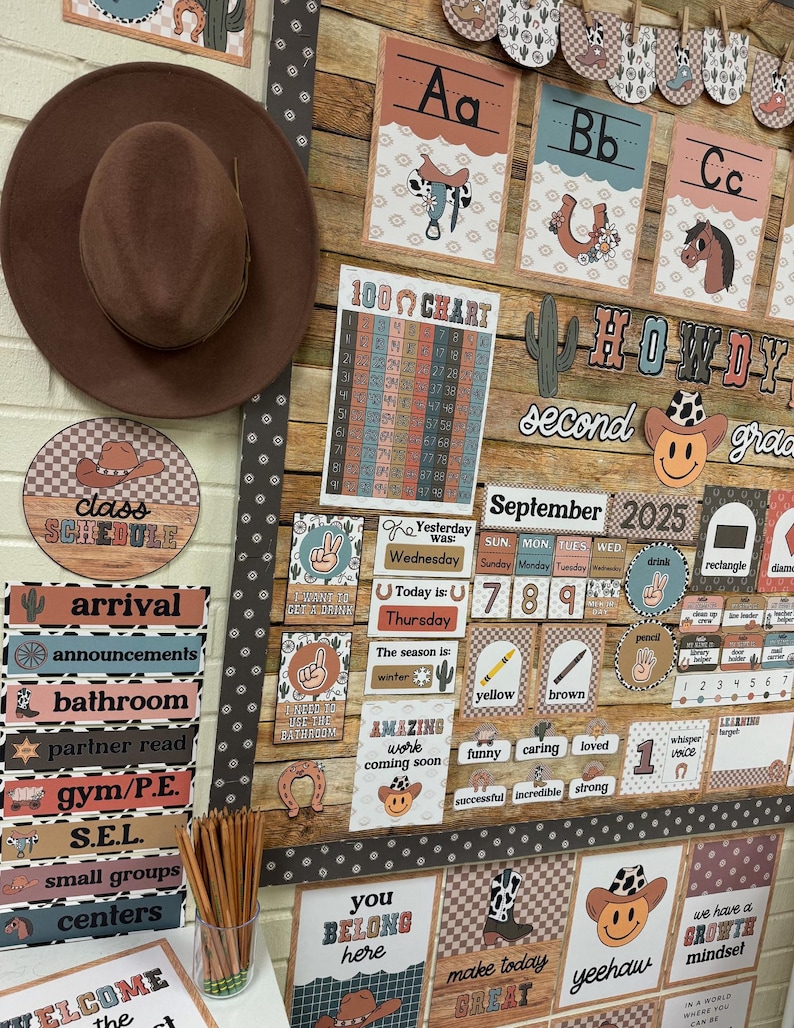 Wild Wild West Complete Classroom Collection [editable] - Etsy