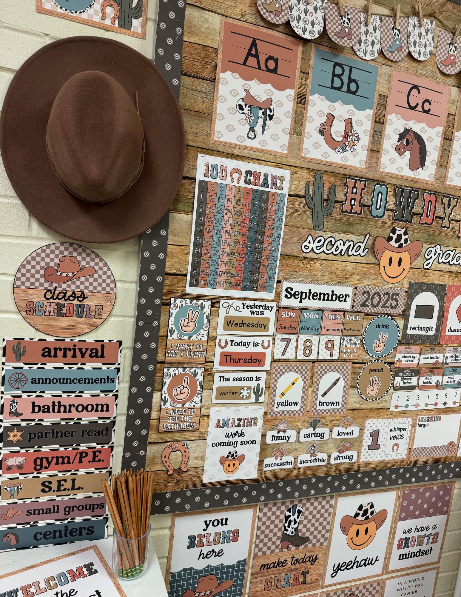 Wild Wild West Complete Classroom Collection [editable] - Etsy