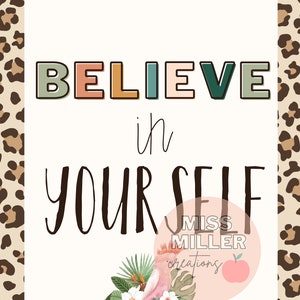 Boho Tropics Class Rules Posters - Etsy