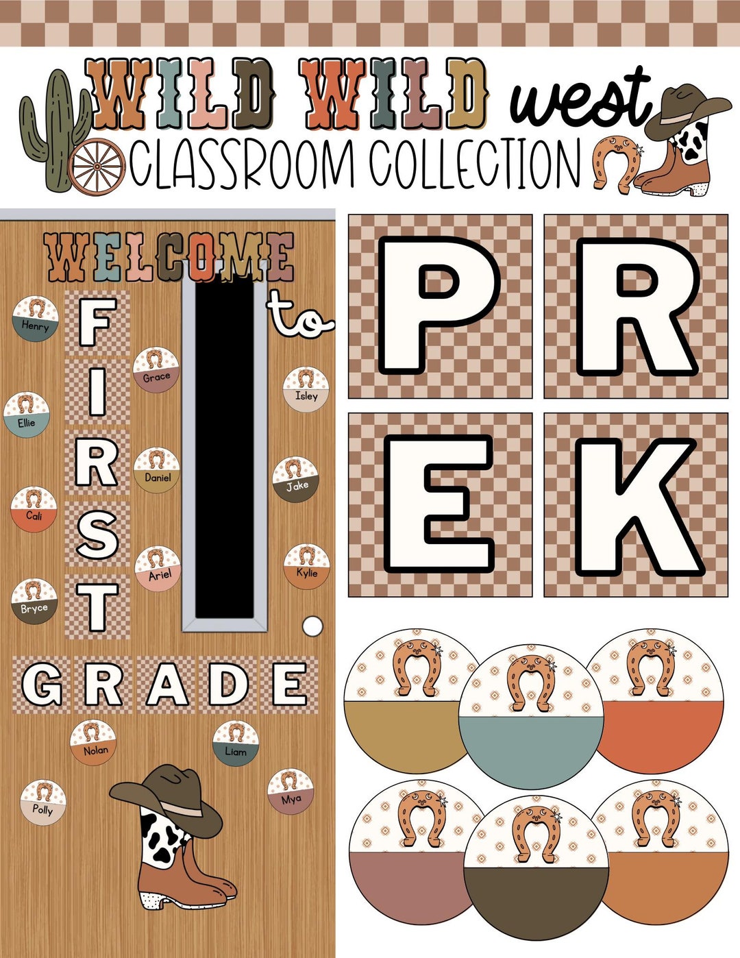 Wild Wild West Classroom Door Display - Etsy