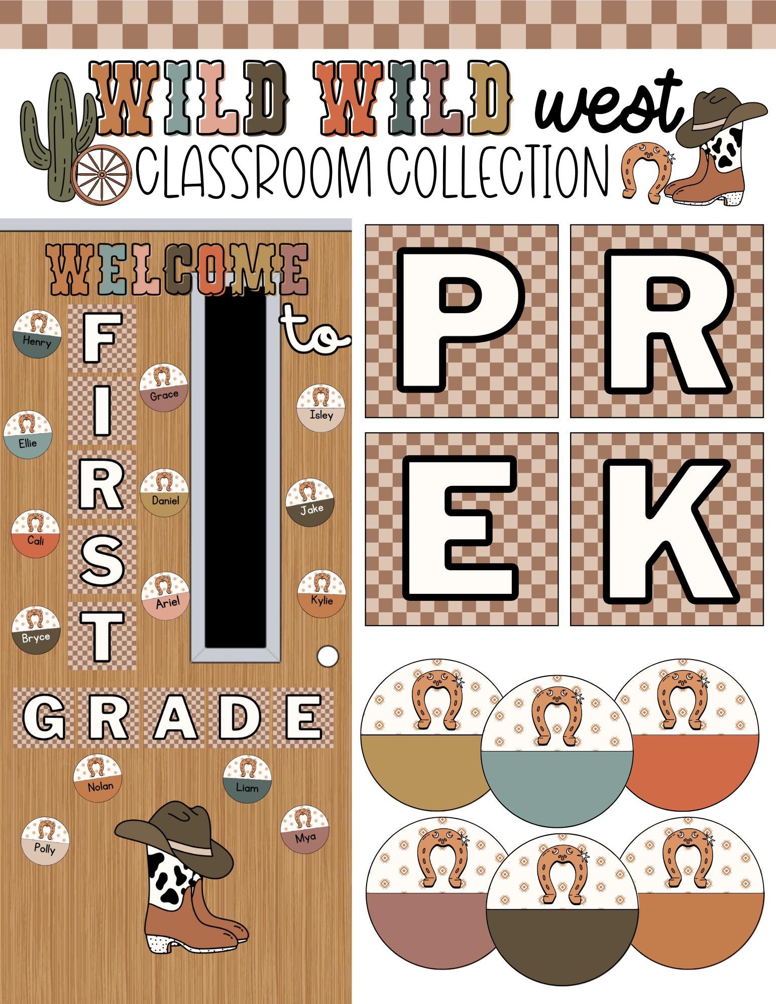 Wild Wild West Classroom Door Display - Etsy