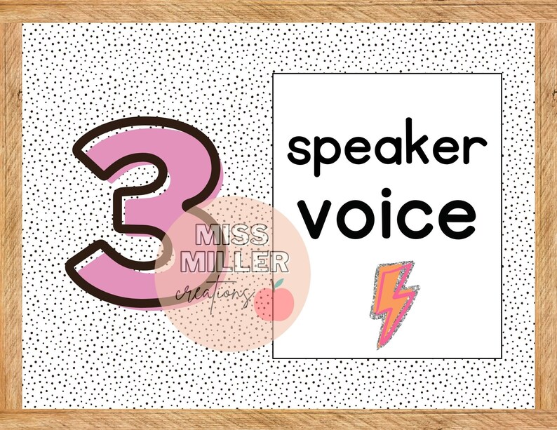Groovy Glitter Voice Level Classroom Posters - Etsy