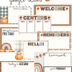 Seasonal Yearlong Google Slides Template Bundle - Etsy