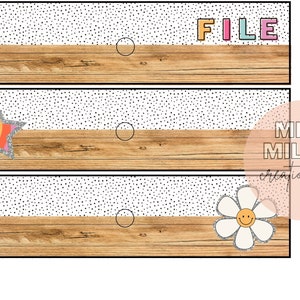 Groovy Glitter 10-drawer Cart Labels - Etsy