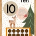 Woodland Classroom Number Posters - Etsy