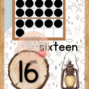 Adventure Classroom Number Posters - Etsy