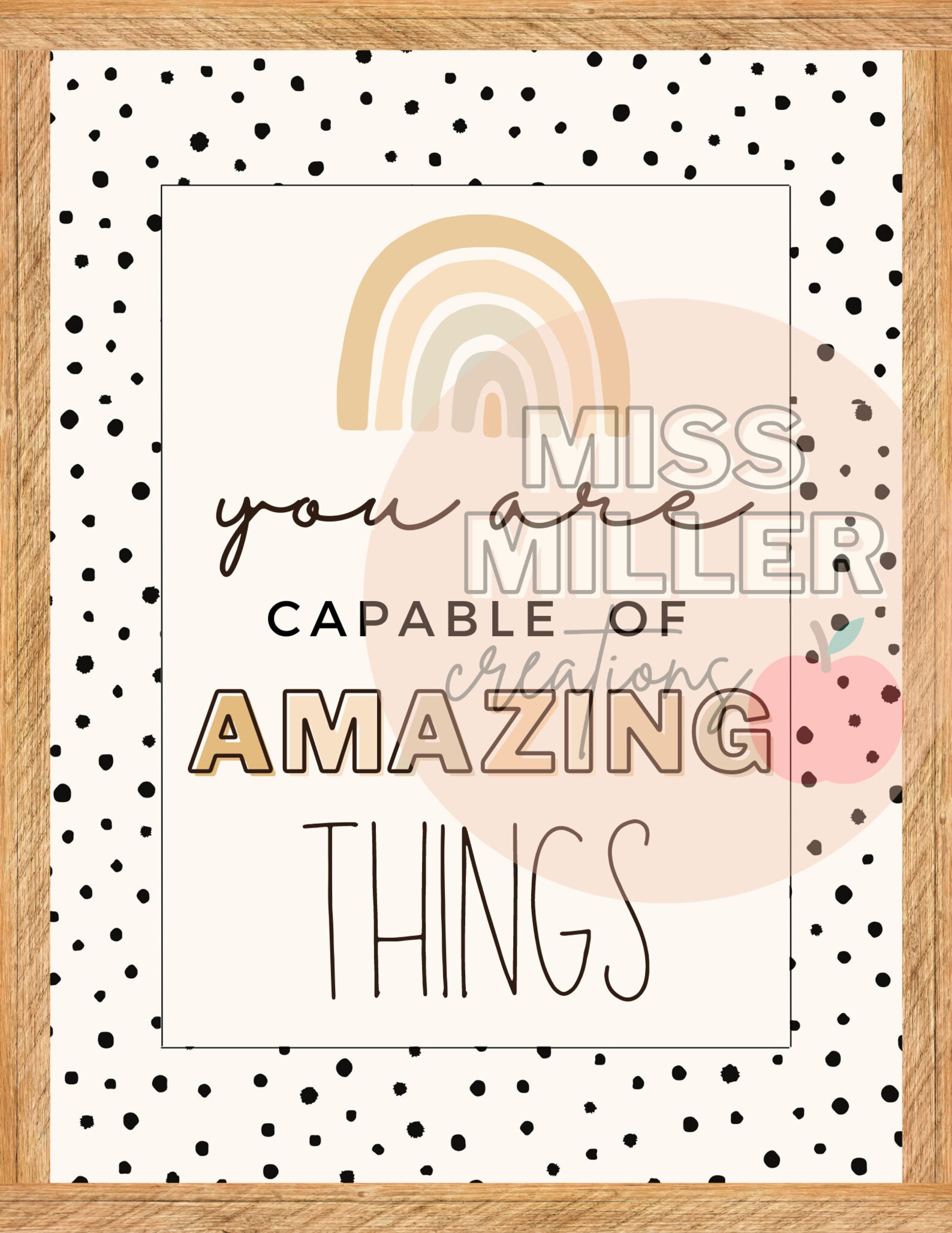 Neutral Boho Rainbow Classroom Motivational Quote Posters - Etsy