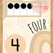 Neutral Boho Rainbow Classroom Number Posters - Etsy