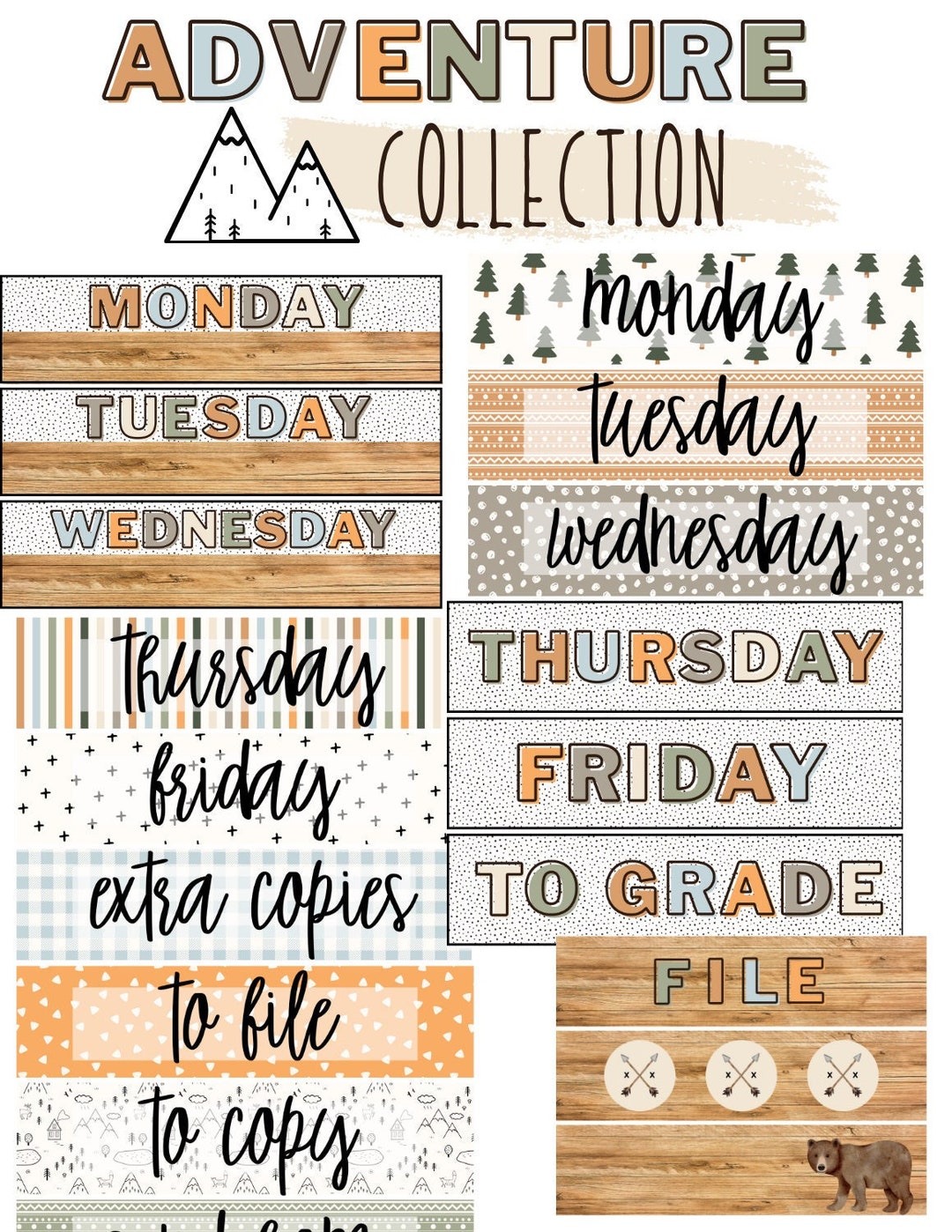 Adventure 10-drawer Rolling Cart Labels - Etsy