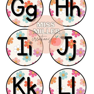 Groovy Glitter Word Wall [editable] - Etsy