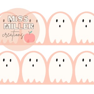 Boho Halloween Bulletin Board Borders - Etsy