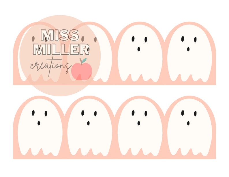 Boho Halloween Bulletin Board Borders - Etsy