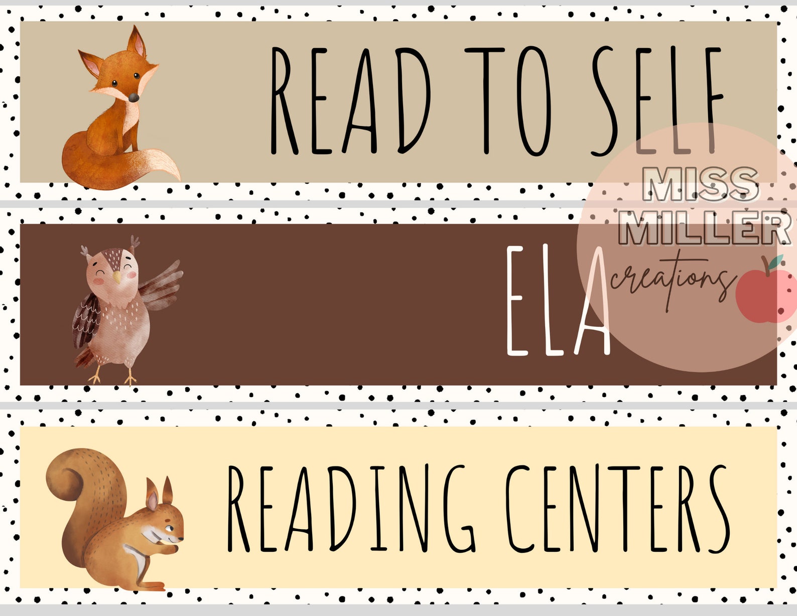 Woodland Visual Classroom Schedule editable - Etsy