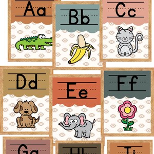 Wild Wild West Classroom Alphabet Posters - Etsy