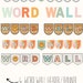 Groovy Boho Word Wall [editable] - Etsy