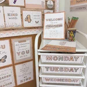 Wildflower Fields Complete Classroom Collection [editable] - Etsy