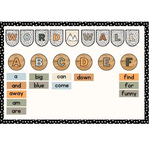 Adventure Word Wall [editable] - Etsy