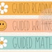 Groovy Boho Classroom Schedule [editable] - Etsy