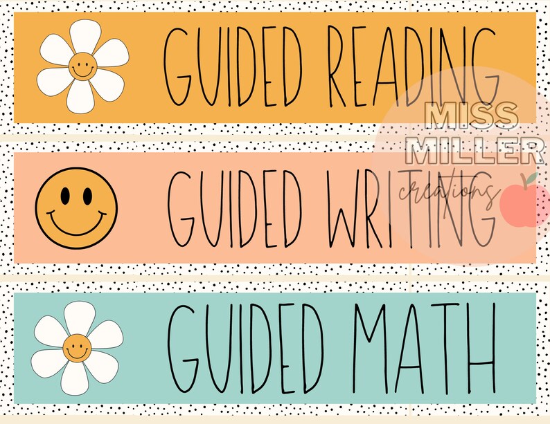 Groovy Boho Classroom Schedule [editable] - Etsy