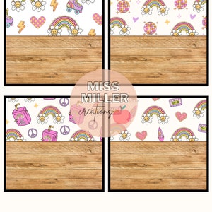 Disco Era Classroom Labels [editable] - Etsy