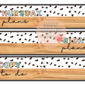 Modern Boho Rainbow 10-drawer Cart Labels [editable] - Etsy