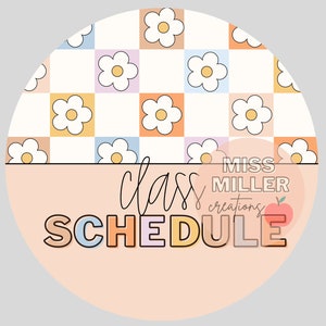 Daisy Dreams Classroom Schedule [editable] - Etsy